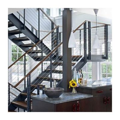 China Staircase cable railing price per foot green welded wire fence for sale