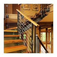 China Staircase cable rail cost per linear foot wire fences and gates for sale