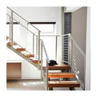 China Metal deck stair railing diy interior cable railing welded wire garden fence for sale