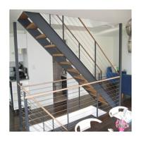 China Deck and stair railings cable fence railing green wire garden fence for sale