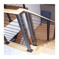 China Deck and stair railings cable fence railing green wire garden fence for sale