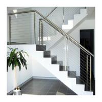 China Glass balustrade stairs near me diy cable fence high tensile fencing wire for sale