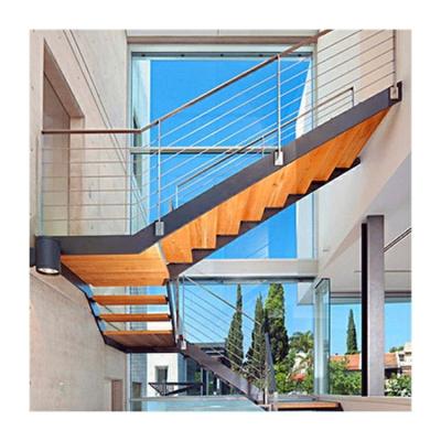 China Frameless glass balustrade stairs cable railing kit canada stainless steel fence wire for sale