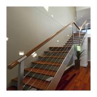 China Glass balusters for staircase diy stainless steel cable railing chain link fencing wire for sale