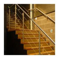 China Glass balusters for staircase diy stainless steel cable railing chain link fencing wire for sale