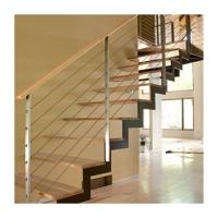 China Glass balusters for staircase diy stainless steel cable railing chain link fencing wire for sale