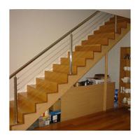 China Railblazers stair railing vertical stainless steel cable railing old barbed wire fence for sale