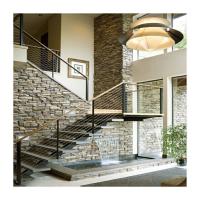 China Railblazers stair railing vertical stainless steel cable railing old barbed wire fence for sale