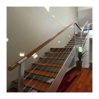 China Composite stairs and railings aircraft cable railing system diy welded wire fence for sale