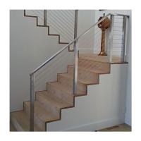 China Tension wire stair railing aircraft cable railing 6 foot wire fencing for sale