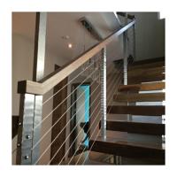 China Cedar stair railing cable railing ontario different types of wire fencing for sale