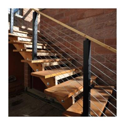 China Aluminum railing for stairs cable railing code heavy duty wire fencing for sale