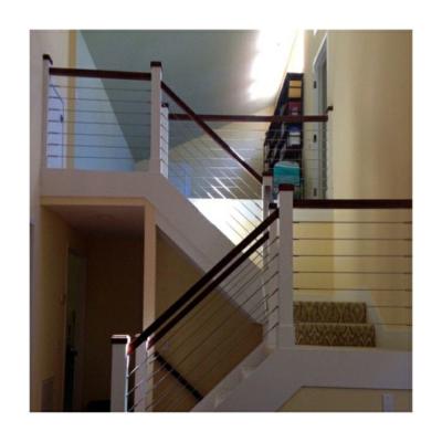 China Outdoor railing for stairs metal cable guard invisible fence wire gauge for sale