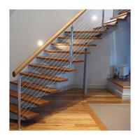 China Outdoor railing for stairs metal cable guard invisible fence wire gauge for sale