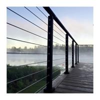 China Permanent roof guardrail systems aircraft cable fence 14 gauge welded wire fence for sale