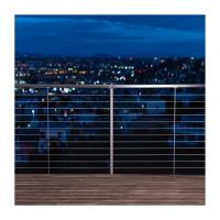 China Flat roof railing systems how to install cable railing on stairs chain wire fencing supplies for sale