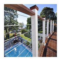 China Fence with roof trex decking with cable railing electric barbed wire fence for sale