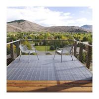 China Roof terrace fencing deck railing designs cable strong wire fencing for sale