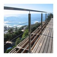 China Roof handrail systems cable deck railing posts barbed wire fence supplies for sale