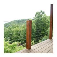 China Roof guardrail system stainless steel cable railing fittings modern wire fence for sale
