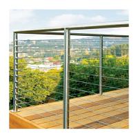 China Roof guardrail system stainless steel cable railing fittings modern wire fence for sale