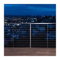 China Roof guardrail system stainless steel cable railing fittings modern wire fence for sale