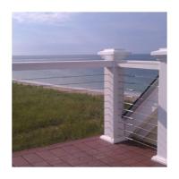 China Roof guardrail system stainless steel cable railing fittings modern wire fence for sale