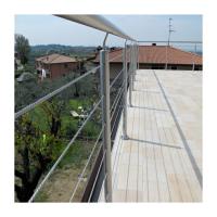 China Metal roofing fence black stainless steel cable railing 14 gauge electric fence wire for sale