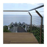 China Roof guardrail cable railing supplies 10 gauge welded wire fence for sale
