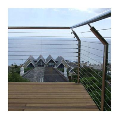 China Roof guardrail cable railing supplies 10 gauge welded wire fence for sale