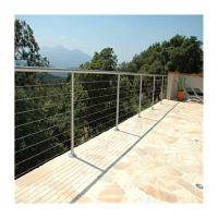 China Roof guardrail cable railing supplies 10 gauge welded wire fence for sale