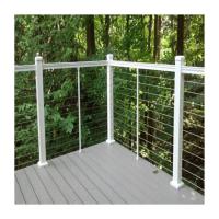 China Roof guardrail cable railing supplies 10 gauge welded wire fence for sale
