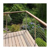 China Roof guardrail cable railing supplies 10 gauge welded wire fence for sale