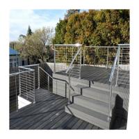 China Front porch railings and columns metal deck posts for cable railing welded wire fence gate for sale