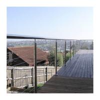 China Porch railing posts cable railing metal posts cost of barbed wire fence per foot for sale
