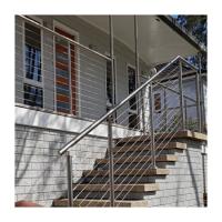 China Porch railing posts cable railing metal posts cost of barbed wire fence per foot for sale