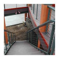 China Porch railing posts cable railing metal posts cost of barbed wire fence per foot for sale