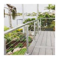 China Porch railing posts cable railing metal posts cost of barbed wire fence per foot for sale