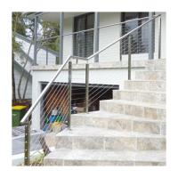China Exterior porch railing cable rail fence cost heritage wire fence for sale