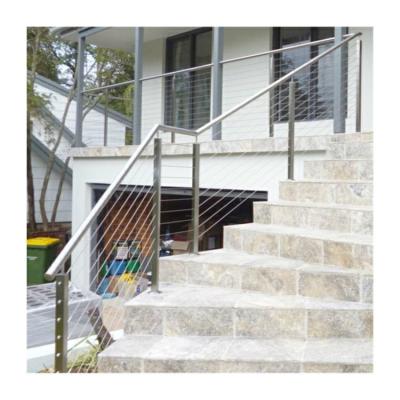 China Exterior porch railing cable rail fence cost heritage wire fence for sale