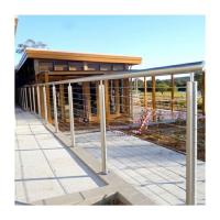 China Exterior porch railing cable rail fence cost heritage wire fence for sale