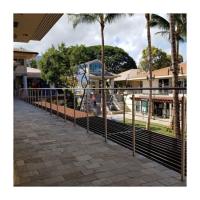 China Exterior porch railing cable rail fence cost heritage wire fence for sale