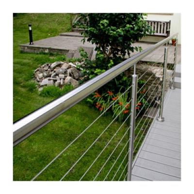 China Front porch no railing stainless cable handrail systems coated wire fence for sale
