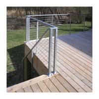 China Porch railings for sale stainless steel cable railing cost post and wire fence construction for sale