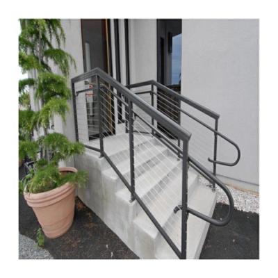 China White vinyl porch railing cable railing installation cost petsafe wire fence for sale