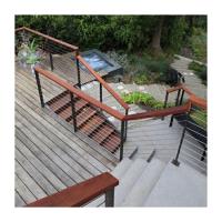 China Rod iron porch railing stainless steel cable railing for sale goat fence wire for sale