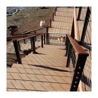 China Metal front porch railing stainless cable railing hardware wire fence post for sale