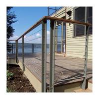 China Glass porch railing steel cable staircase pet fence wire for sale