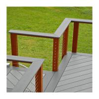 China Glass porch railing steel cable staircase pet fence wire for sale