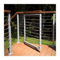 China Glass porch railing steel cable staircase pet fence wire for sale